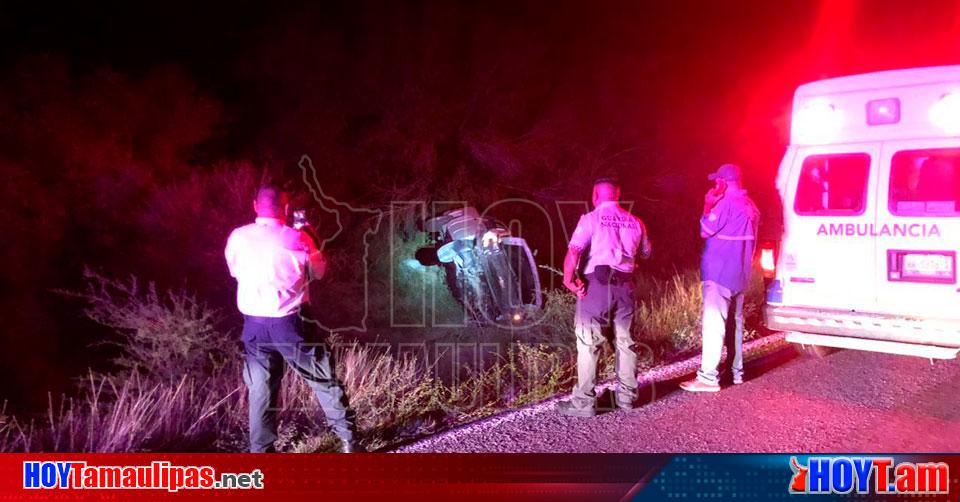 Hoy Tamaulipas - Tamaulipas Volcadura dejo un lesionado en el tramo Jimenez-Padilla