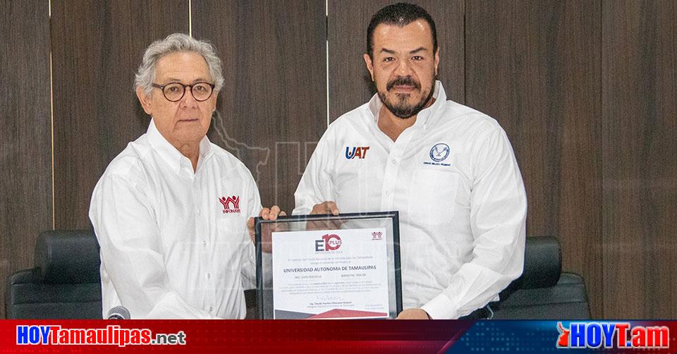 Hoy Tamaulipas - Universidad en Tamaulipas Recibe la UAT reconocimiento Â“Empresa de Diez PlusÂ ...