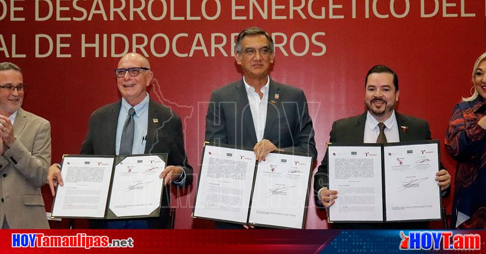 Hoy Tamaulipas - Firman convenio en Tamaulipas para promover el desarrollo de la exploracion y ...
