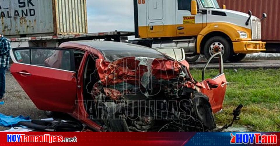 Hoy Tamaulipas Accidentes En Tamaulipas Frentazo Deja Dos Muertos En