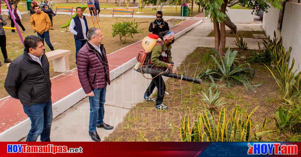 Hoy Tamaulipas - Tamaulipas Refuerza Adrian Oseguera las acciones de fumigacion en Ciudad Madero