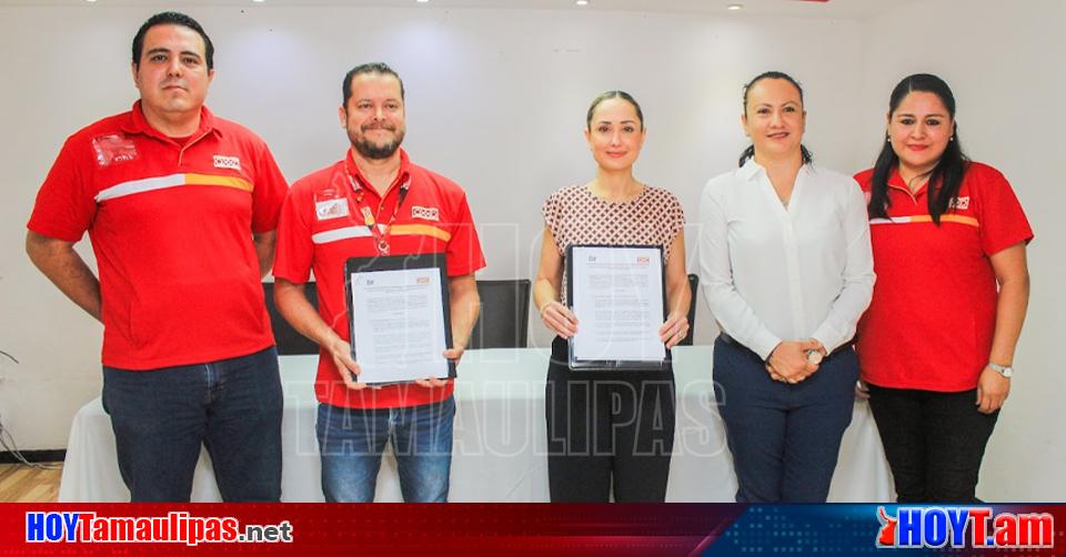 Hoy Tamaulipas - Tamaulipas Comercio Firman DIF Madero y tiendas Oxxo convenio de colaboracion