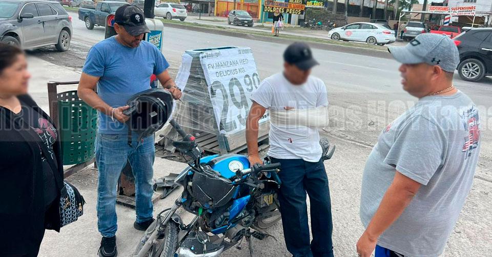 Hoy Tamaulipas - Accidentes en Tamaulipas Mujer lesiona a motociclista ...