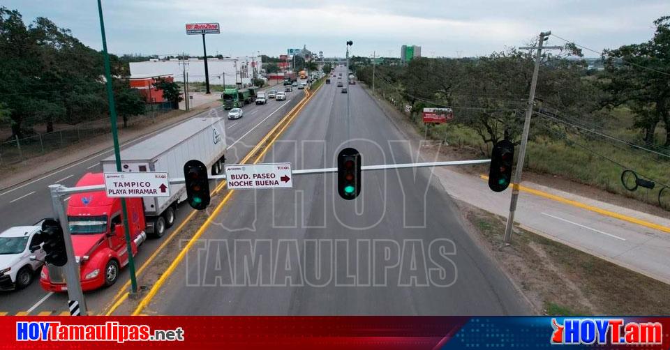 Hoy Tamaulipas - Tamaulipas Pone en marcha gobierno de Altamira primer semaforo inteligente en ...