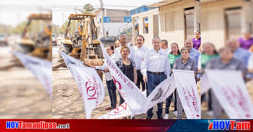 Hoy Tamaulipas - Tamaulipas Adrian Oseguera inaugura mas obras de pavimentacion
