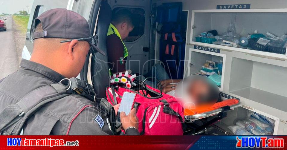 Hoy Tamaulipas - Tamaulipas Choque dejo 2 lesionados en la carretera Reynosa-San Fernando