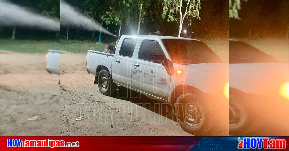 Hoy Tamaulipas - Tamaulipas Fumigan contra el dengue en ejido de San Fernando