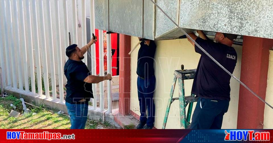 Hoy Tamaulipas - Tamaulipas Mejora el CBTis 135 de Matamoros las condiciones de su edificio escolar