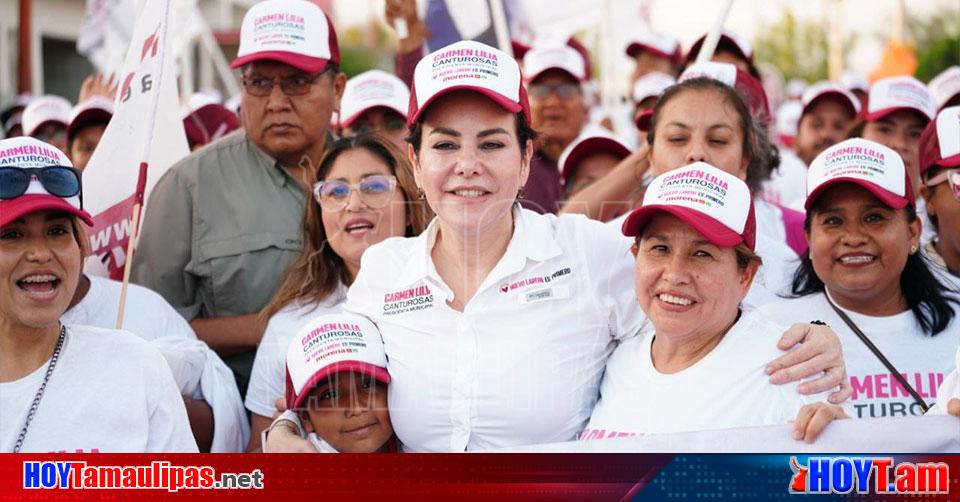 Hoy Tamaulipas - Tamaulipas Carmen Lilia Canturosas imparable en las encuestas