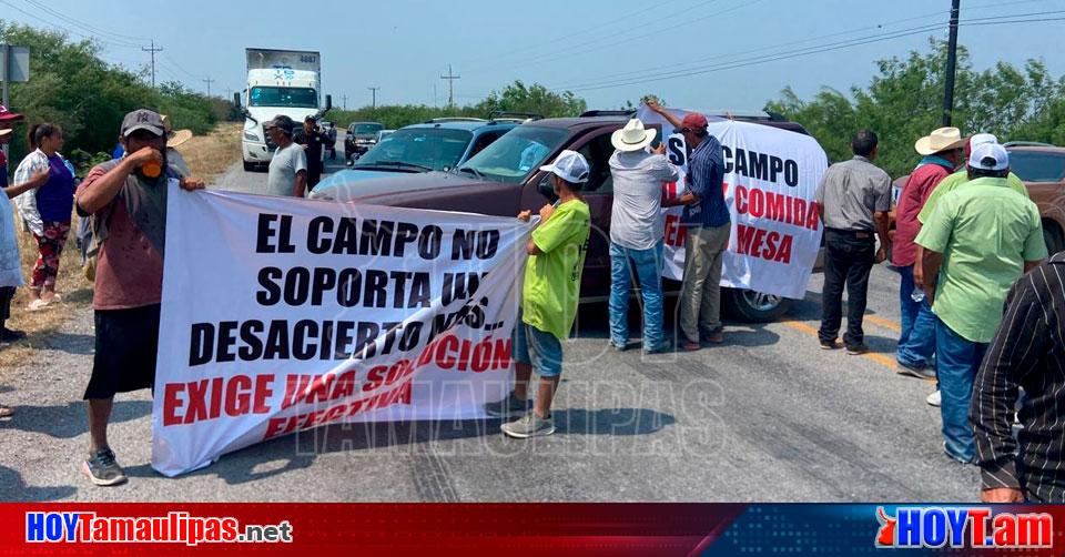 Hoy Tamaulipas - Tamaulipas Bloqueos de productores en San Fernando prende foco rojo al IETAM