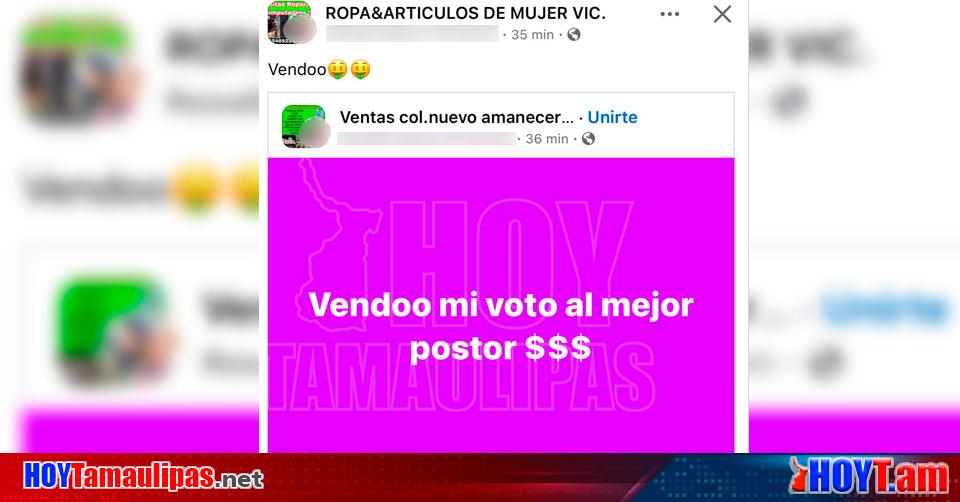 Hoy Tamaulipas - Ciudad Victoria Venden votos por Facebook Â“al mejor postorÂ”