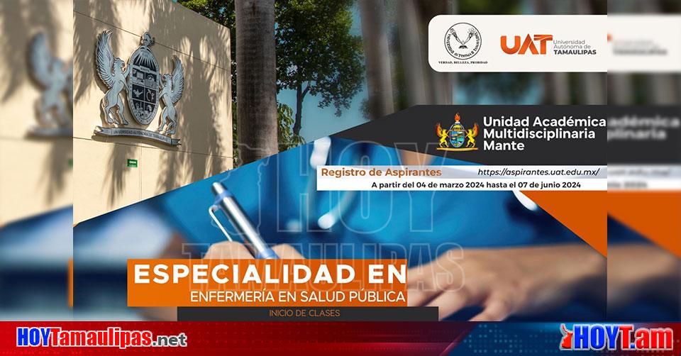 Hoy Tamaulipas - Universidad en Tamaulipas Abre la UAT especialidad de Enfermeria en Salud Publica