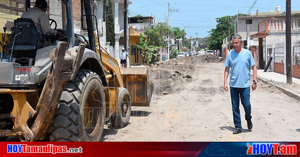 Hoy Tamaulipas - Tamaulipas Intensifica Chucho Nader obras de pavimentacion en Tampico