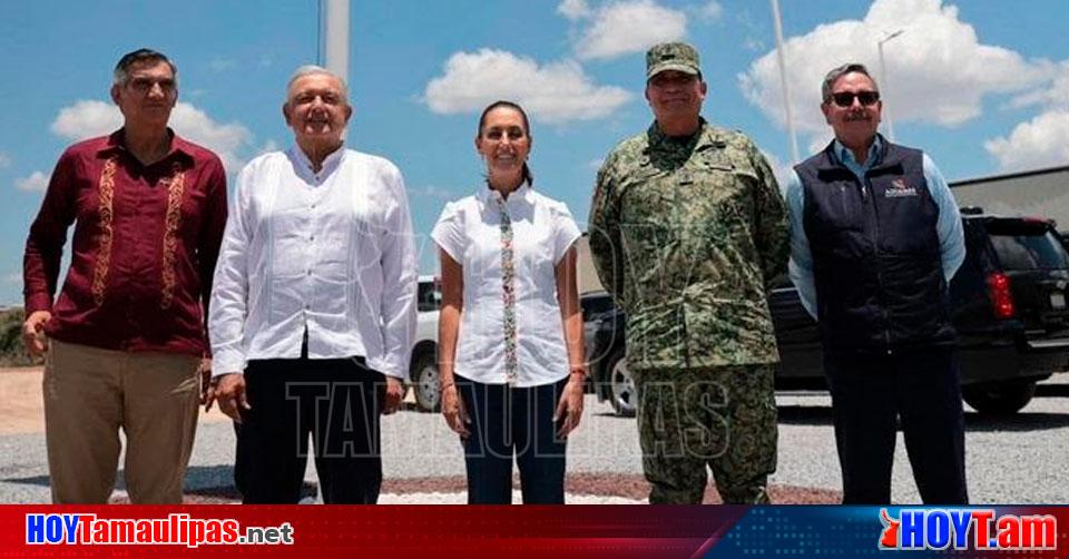 Hoy Tamaulipas - Nacional Recorre Sheinbaum junto a AMLO el nuevo Centro de Aduanas de Mexico en ...