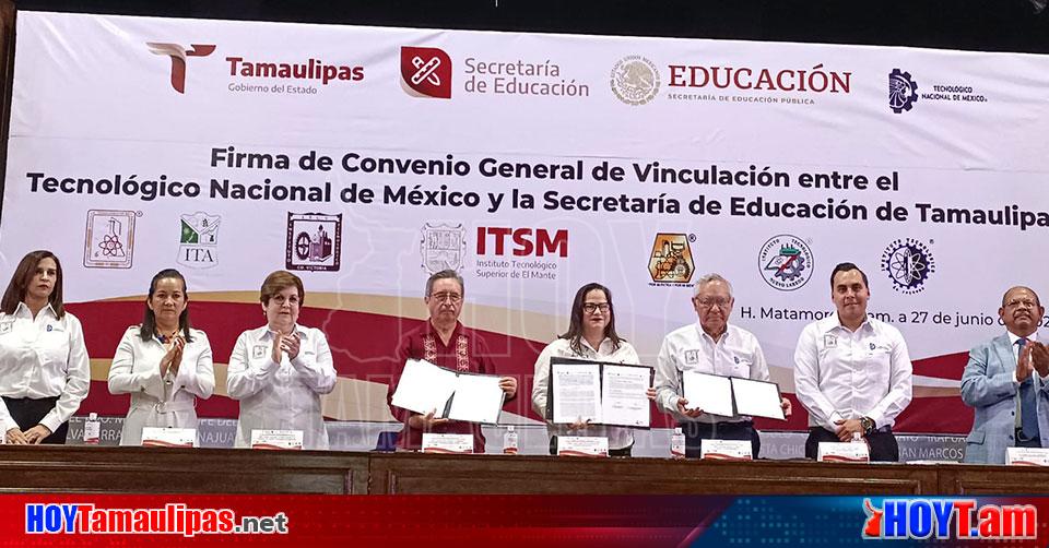 Hoy Tamaulipas - Tamaulipas Firman convenio TEC y autoridades educativas de Tamaulipas