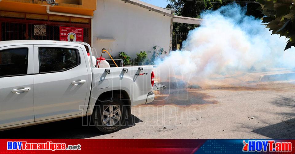 Hoy Tamaulipas - Intensifican lucha contra el dengue en Tamaulipas refuerzan fumigacion