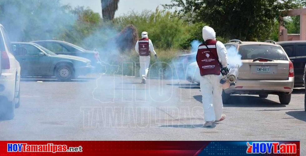 Hoy Tamaulipas - Intensifica Nuevo Laredo lucha contra el dengue con fumigacion en 30 colonias