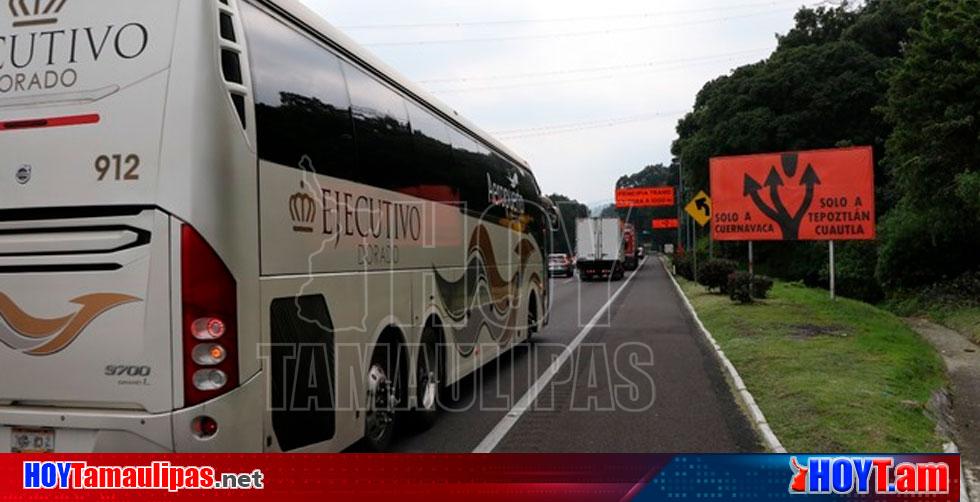 Hoy Tamaulipas - Ofrece SICT alternativas viales por cierre de obras de autopista Tepoztlan ...