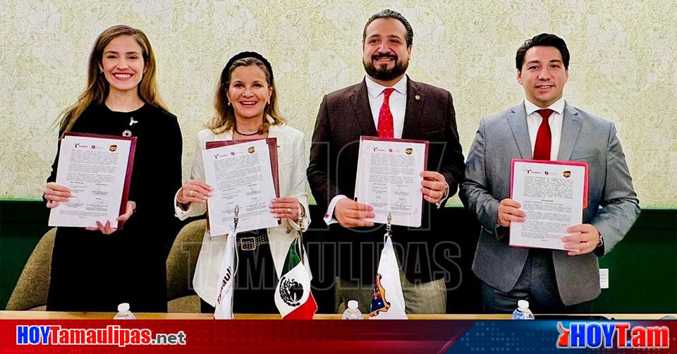Hoy Tamaulipas - Secretaria de Economia y UPS firman convenio en beneficio de MiPyMEs tamaulipecas