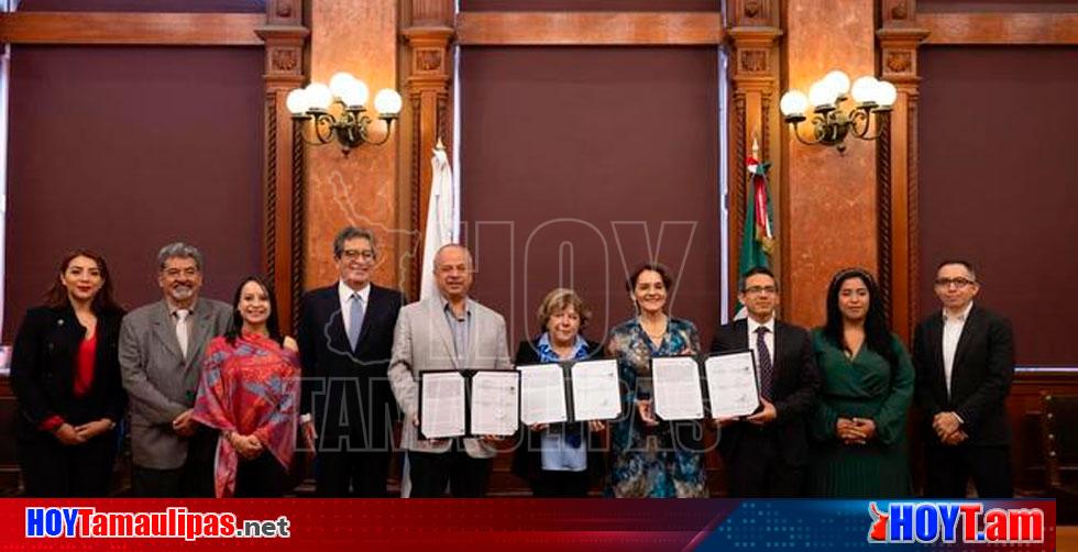 Hoy Tamaulipas - SRE y Sepomex firman convenio de colaboracion