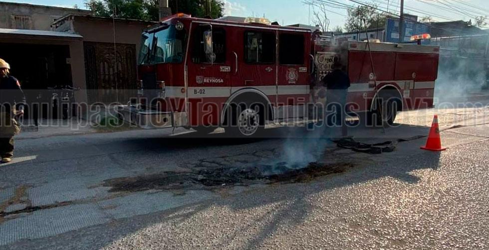 Hoy Tamaulipas - Causa panico humo en medio de la calle en colonia de ...