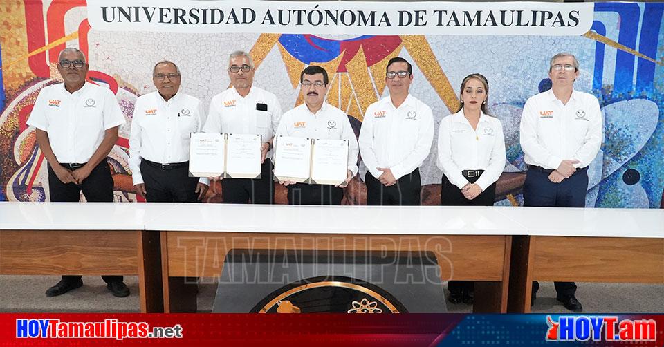 Hoy Tamaulipas - Universidad en Tamaulipas Preside Damaso Anaya la firma del contrato colectivo ...