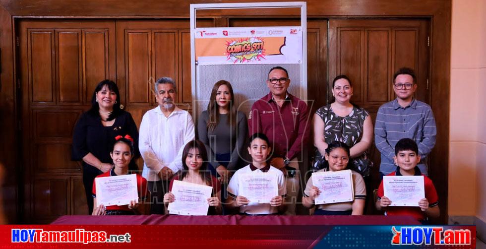 Hoy Tamaulipas - Premian a ganadores de la Segunda Edicion del Concurso Comic 911 Lo Recuerdo Lo ...