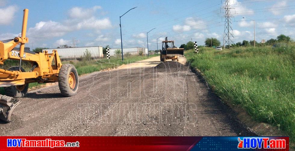 Hoy Tamaulipas - Con programa de bacheo y pavimentacion se transforman municipios fronterizos
