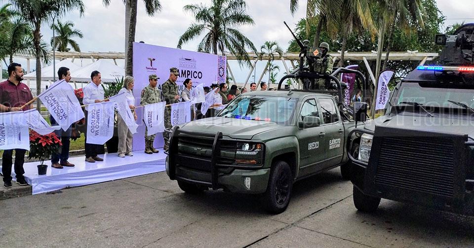 Hoy Tamaulipas - Tamaulipas Dan banderazo en Tampico al operativo de Seguridad por Navidad y ...