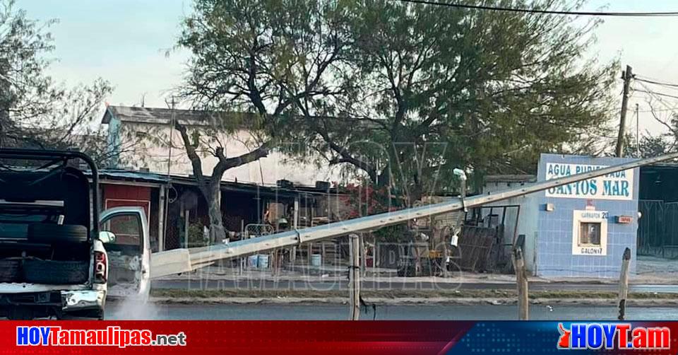 Hoy Tamaulipas - Tamaulipas Criminales derriban camaras del C-5 en Reynosa