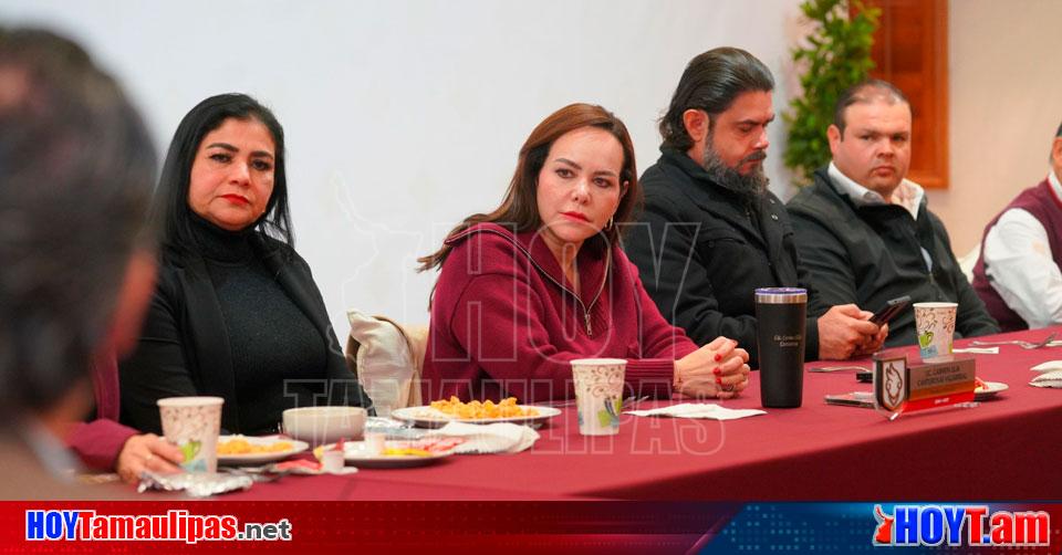 Hoy Tamaulipas - Tamaulipas Carmen Lilia Canturosas refuerza colaboracion con gobierno de ...
