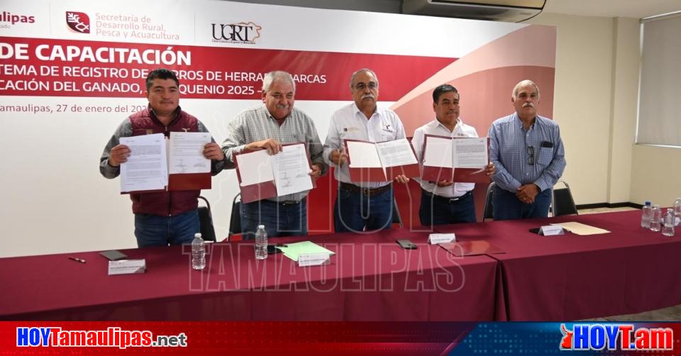 Hoy Tamaulipas - Firman convenio para revalidacion de registros de fierros y marcas de ...