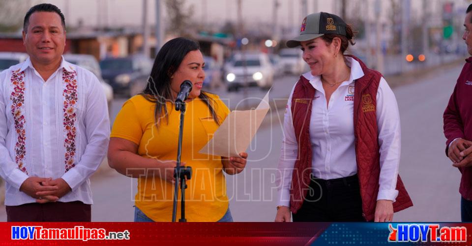 Hoy Tamaulipas - Tamaulipas Alcaldesa Carmen Lilia Canturosas entrega obra de recarpeteo en ...