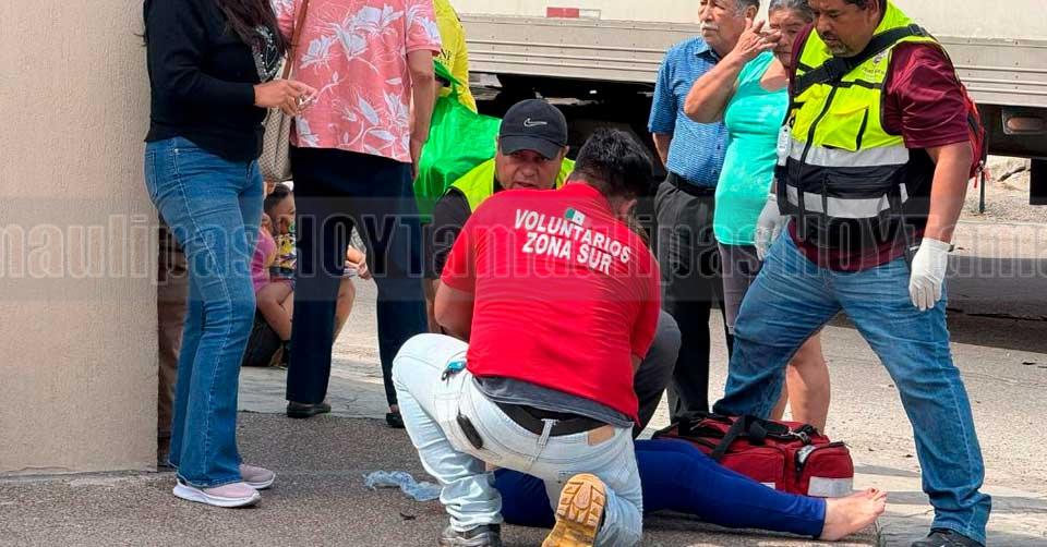 Hoy Tamaulipas - Tamaulipas Mujer resulta lesionada tras fuerte choque ...