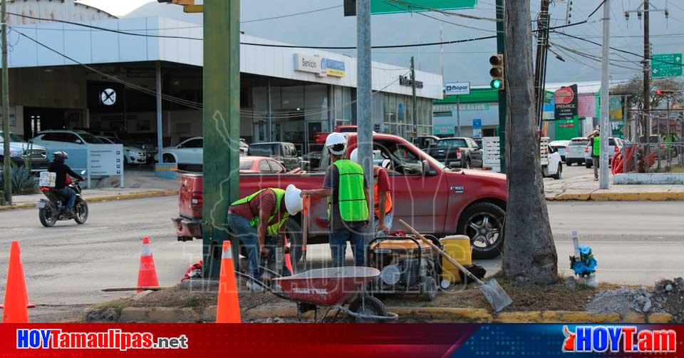 Hoy Tamaulipas - En marcha modernizacion en sistema de semaforizacion de la capital tamaulipeca