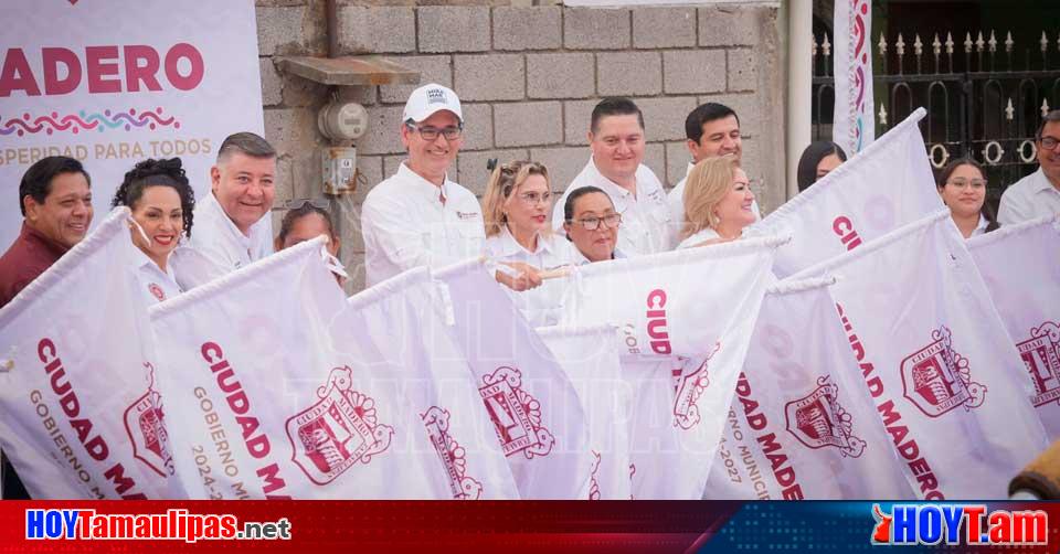 Hoy Tamaulipas - Tamaulipas Erasmo inicia obra de pavimentacion de inversion publica 2025