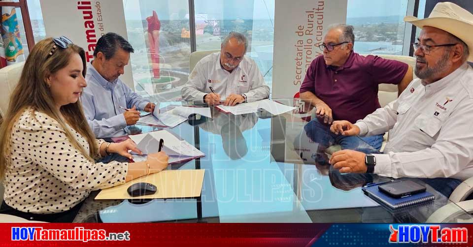 Hoy Tamaulipas - Tamaulipas Firman convenio para fomentar actividades productivas en el sector ...