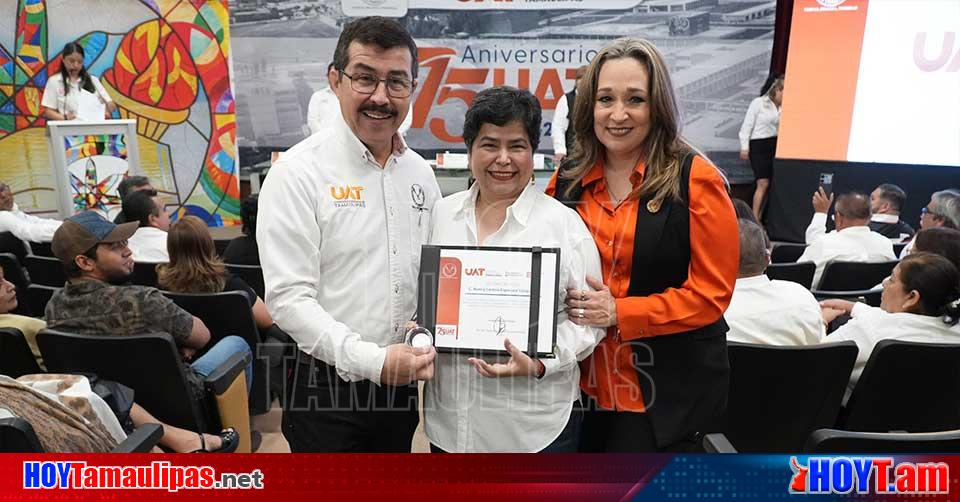 Hoy Tamaulipas - Universidad en Tamaulipas Entrega el rector Damaso Anaya reconocimientos a ...