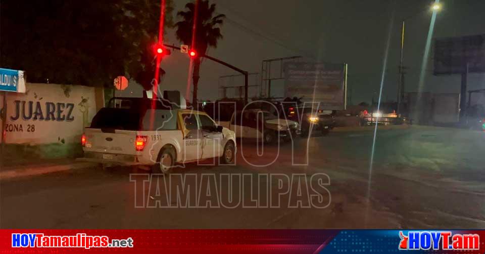 Hoy Tamaulipas - SDR en Tamaulipas Persecucion en Reynosa dejo un muerto y una camioneta asegurada