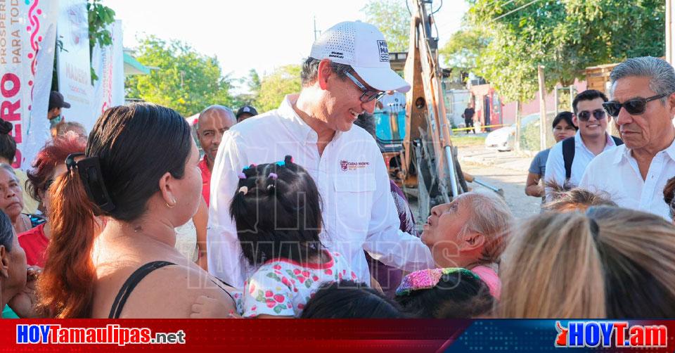 Hoy Tamaulipas - Tamaulipas Erasmo arranca una obra mas de pavimentacion en la Ampliacion ...