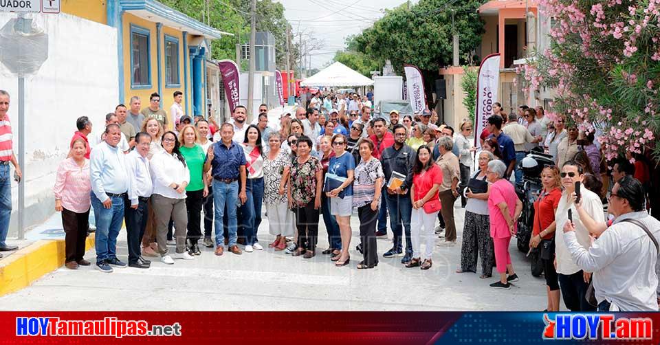 Hoy Tamaulipas - Tamaulipas Tampico avanza con mas obras de pavimentacion Monica Villarreal