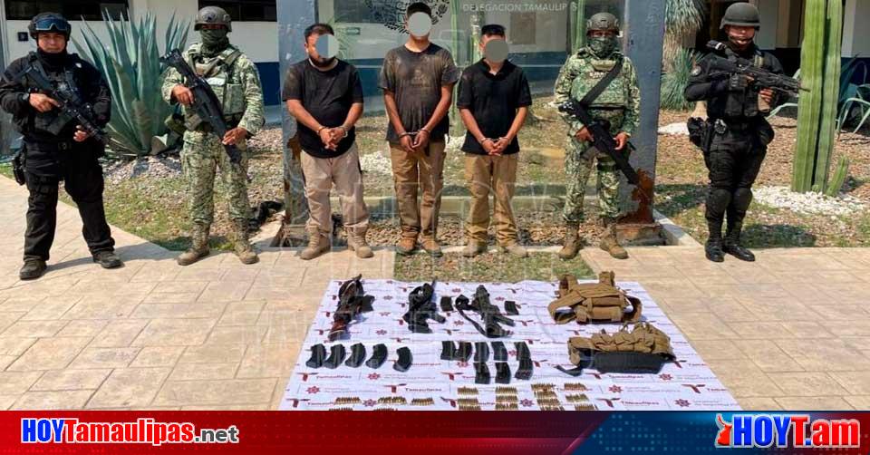 Hoy Tamaulipas - Tamaulipas Captura Guardia Estatal a tres sujetos armados en Reynosa