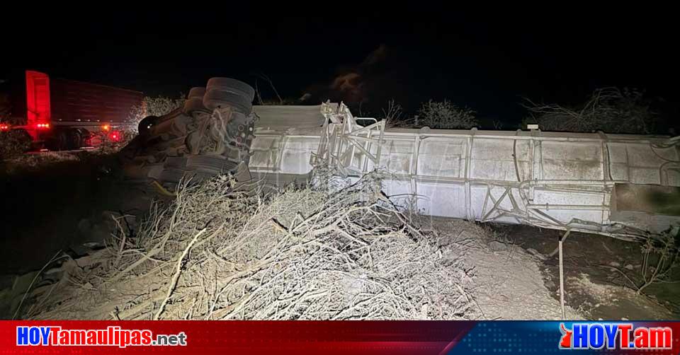 Hoy Tamaulipas - Tamaulipas Cierre total en la via Victoria-Jaumave por volcadura de pipa con ...