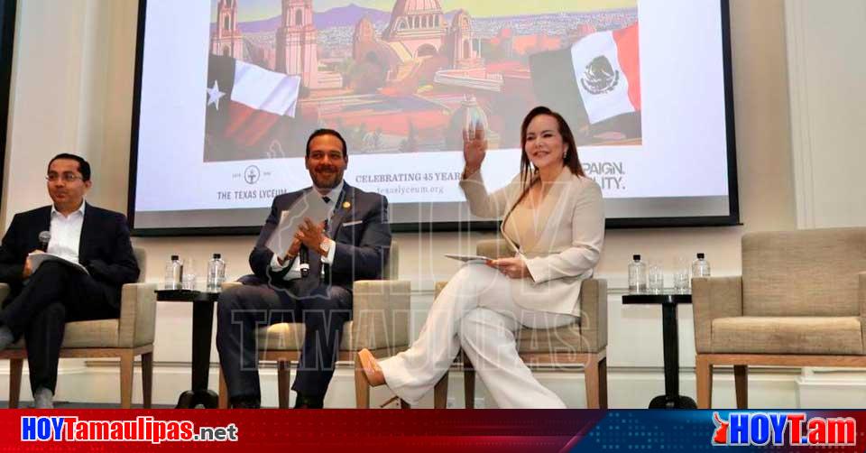 Hoy Tamaulipas - Tamaulipas Destaca Carmen Lilia a Nuevo Laredo en foro binacional con embajador ...
