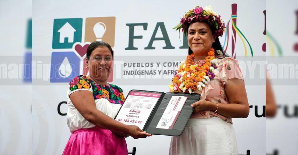 Hoy Tamaulipas - En la huasteca veracruzana entrega Ariadna Montiel ...