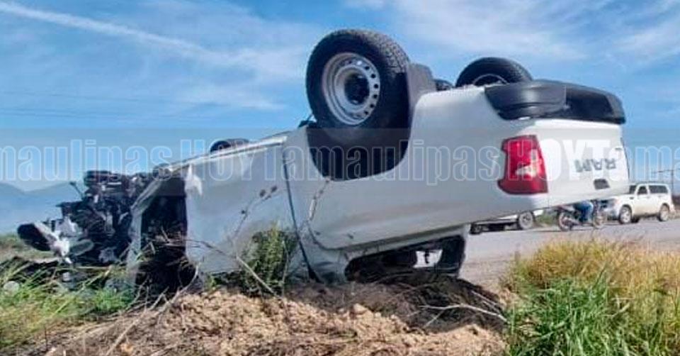 Hoy Tamaulipas - Tamaulipas Una persona lesionada tras volcadura en Tula