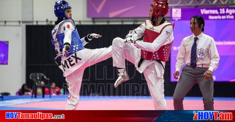 Hoy Tamaulipas - Taekwondo cosecha dos oros y un bronce en su primera jornada en Asuncion 2025