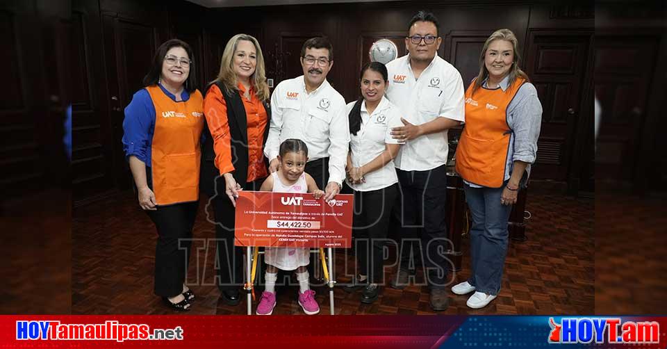 Hoy Tamaulipas - Universidad en Tamaulipas Familia UAT entrega donativo en apoyo a la salud de ...