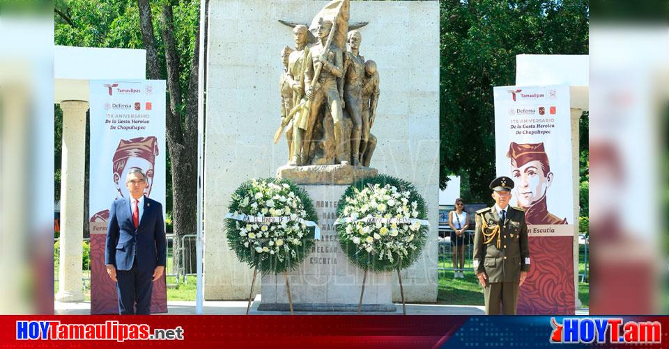 Hoy Tamaulipas - Tamaulipas Preside Americo ceremonia del 178 aniversario de la Gesta Heroica de ...