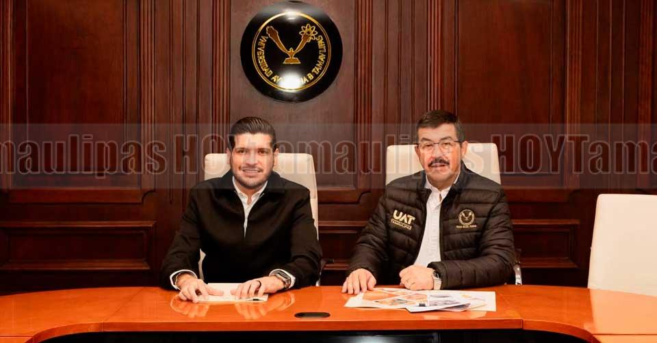 Hoy Tamaulipas - Tamaulipas Beto Granados fortalece vinculacion con la UAT